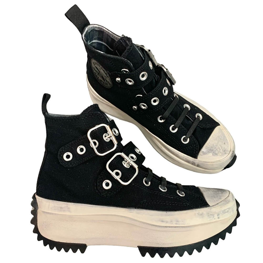 Converse Run Star Hike Platform High Punk Buckle Blac… - Gem